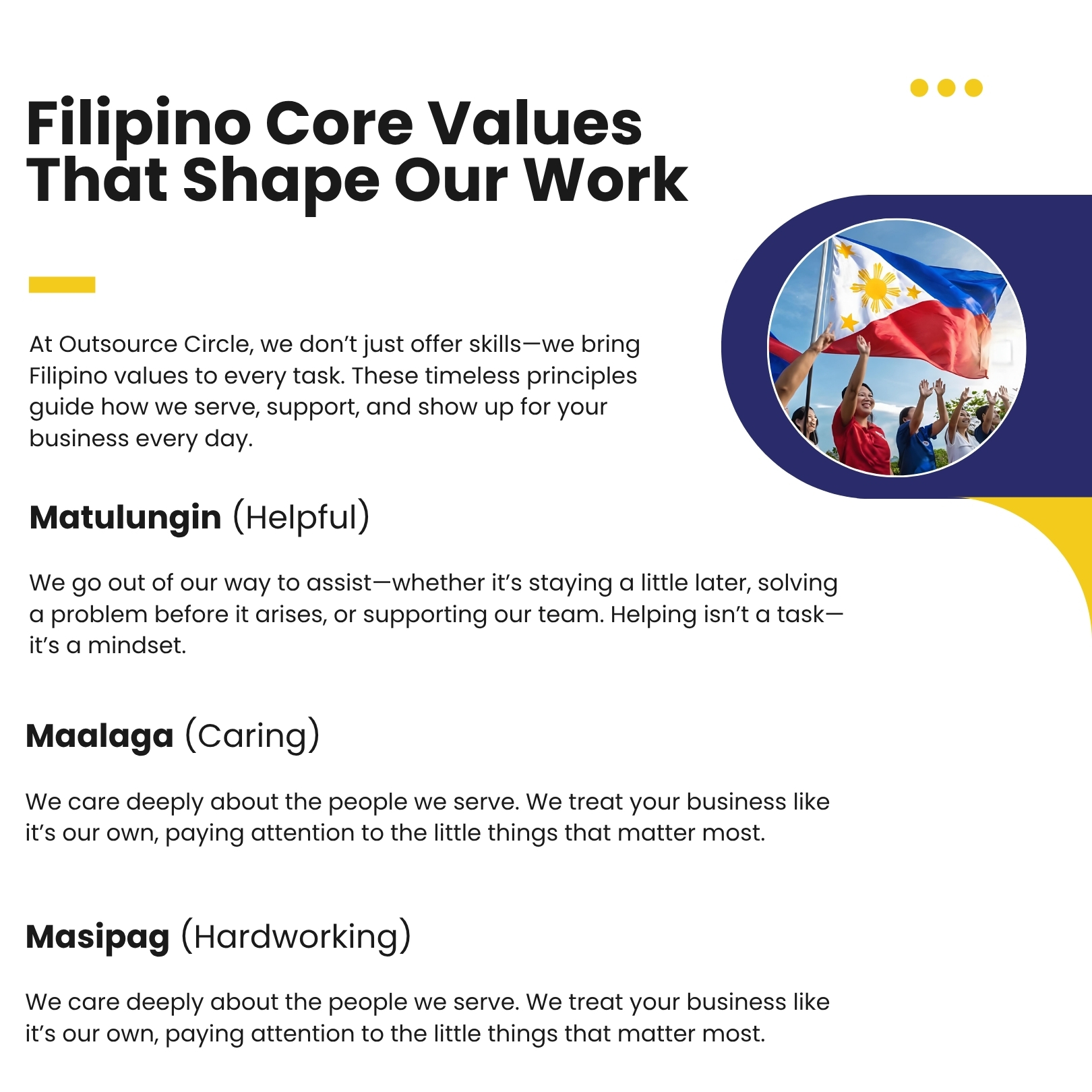 Filipino Core Values | outsourcecircle.com
